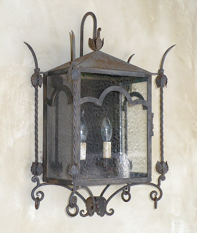 Tuscan Style Lantern EX033 | Unique Iron Lighting